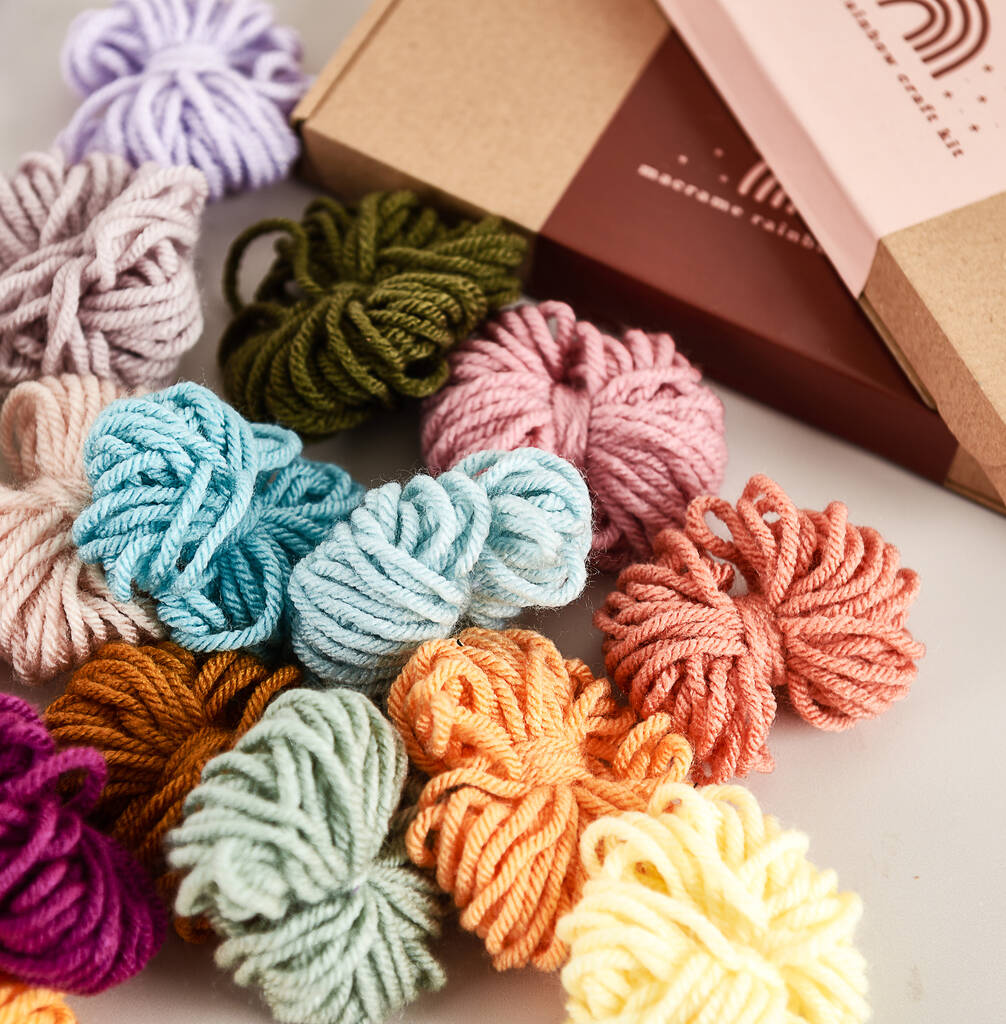 Make Your Own Macrame Rainbow Craft Kit By MTH Craft Studio ...