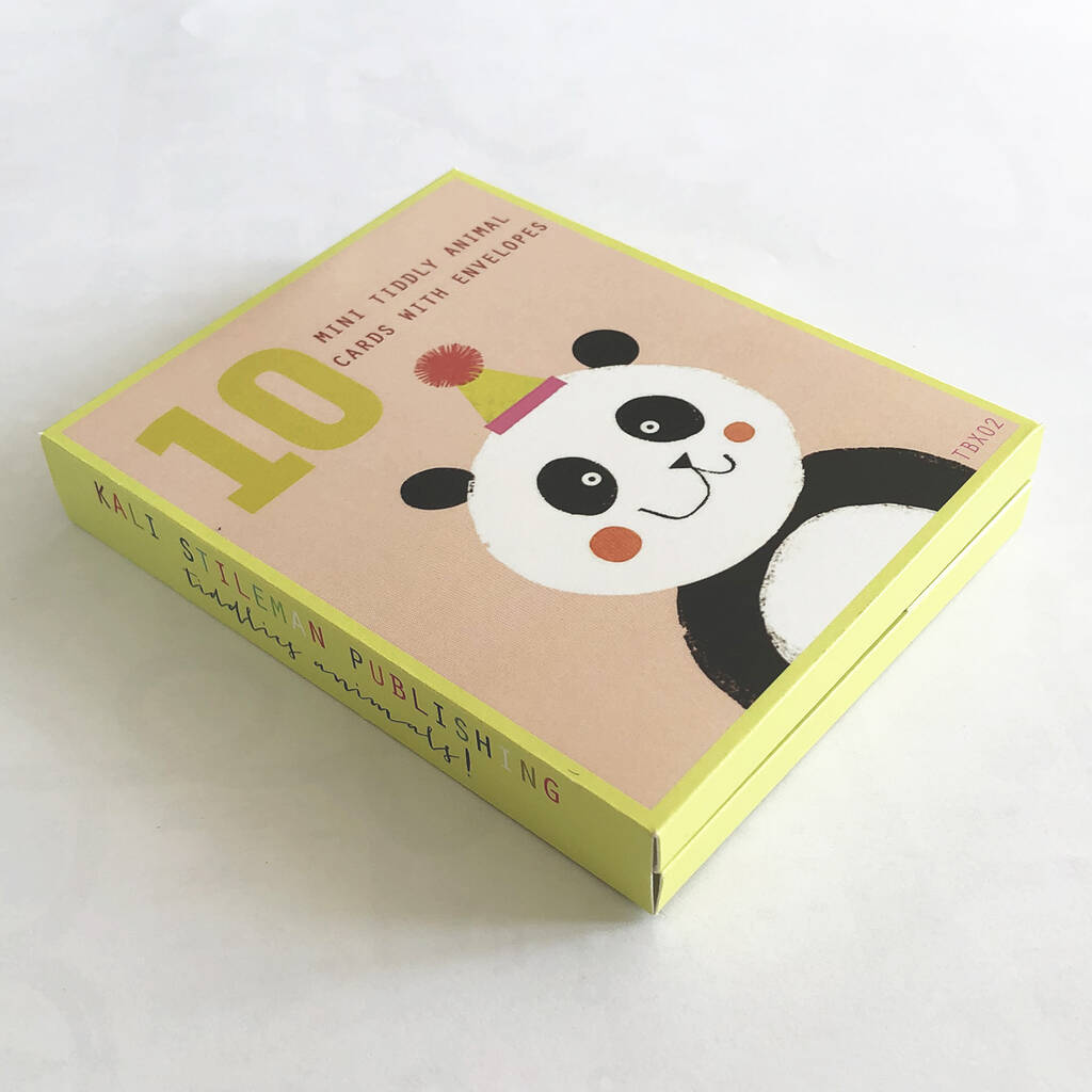 Mixed Mini Animal Cards Box By Kali Stileman Publishing