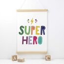 Super Hero Poster Print By Russet And Gray | notonthehighstreet.com