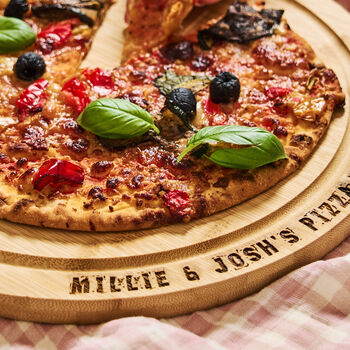 Personalised Valentines Day Pizza Board By Sophia Victoria Joy