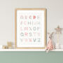 Boho Numbers Print Pink And Sage Green By Hunter and Lola ...