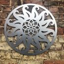 Metal Sun Garden Ornament Wall Fence Sign By Rw Norfolk ...
