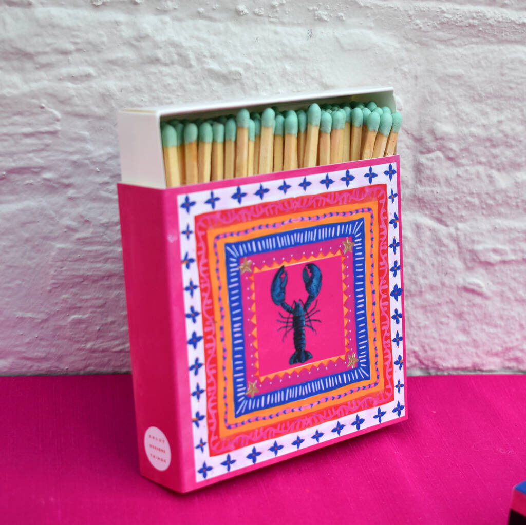 Large Wiggle Lobster Matchbox By Chloë Designs Things ...