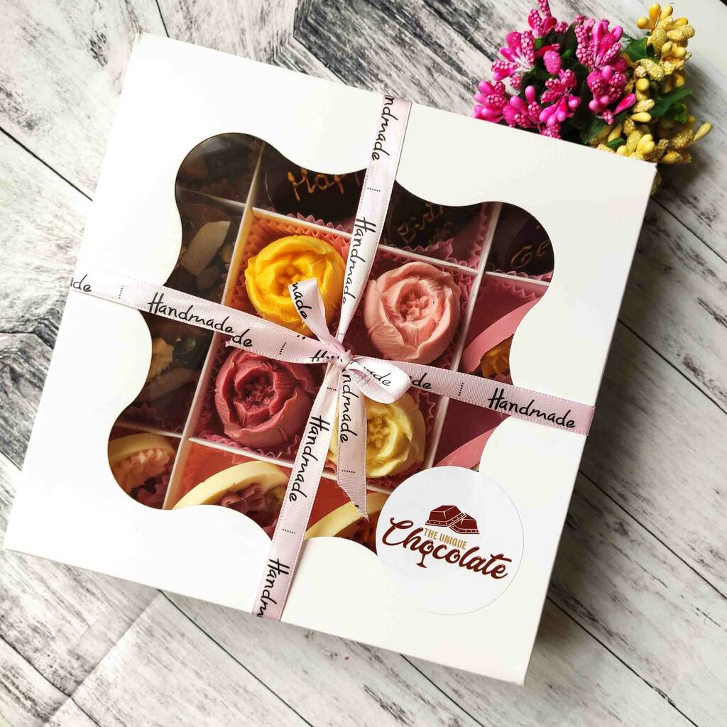 Exclusive Chocolate Tulips, Personalised Flowers Gift By The Unique ...