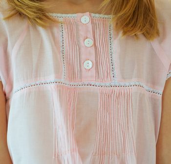 Girl's Pink Cotton Pj Set By Mini Lunn | notonthehighstreet.com