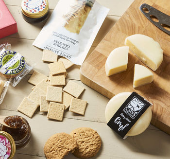 luxury cheese and biscuits by post hamper by letter box hamper ...