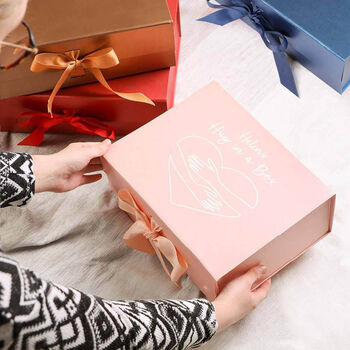 hug in a box personalised message box by dibor | notonthehighstreet.com