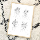 British Sign Language Hope Print, Unframed By Gem Pang Illustration ...