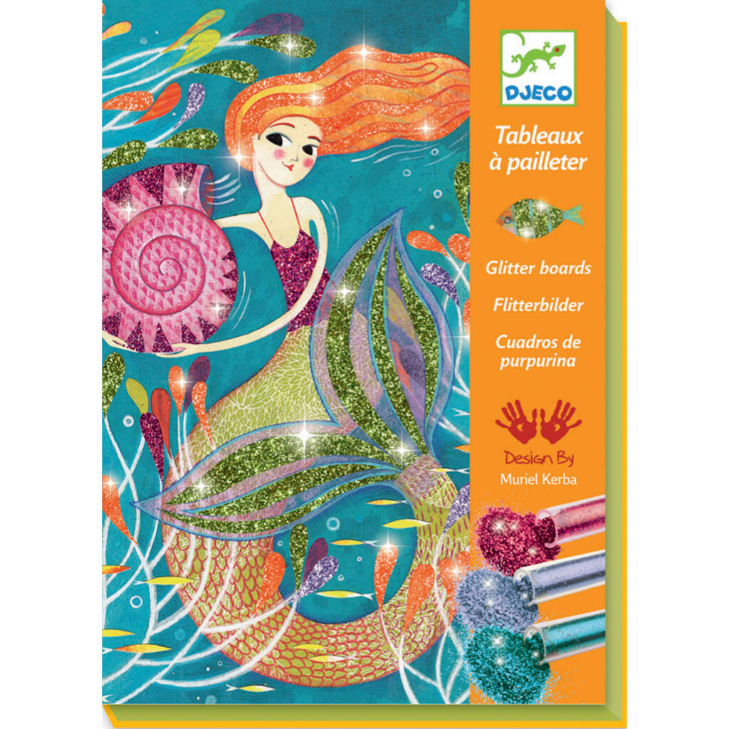 kids make your own mermaids glitter art craft kits by crafts4kids ...