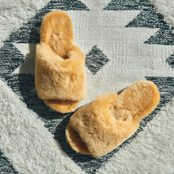 Mustard Spa Sheepers Slippers By Sheepers | notonthehighstreet.com