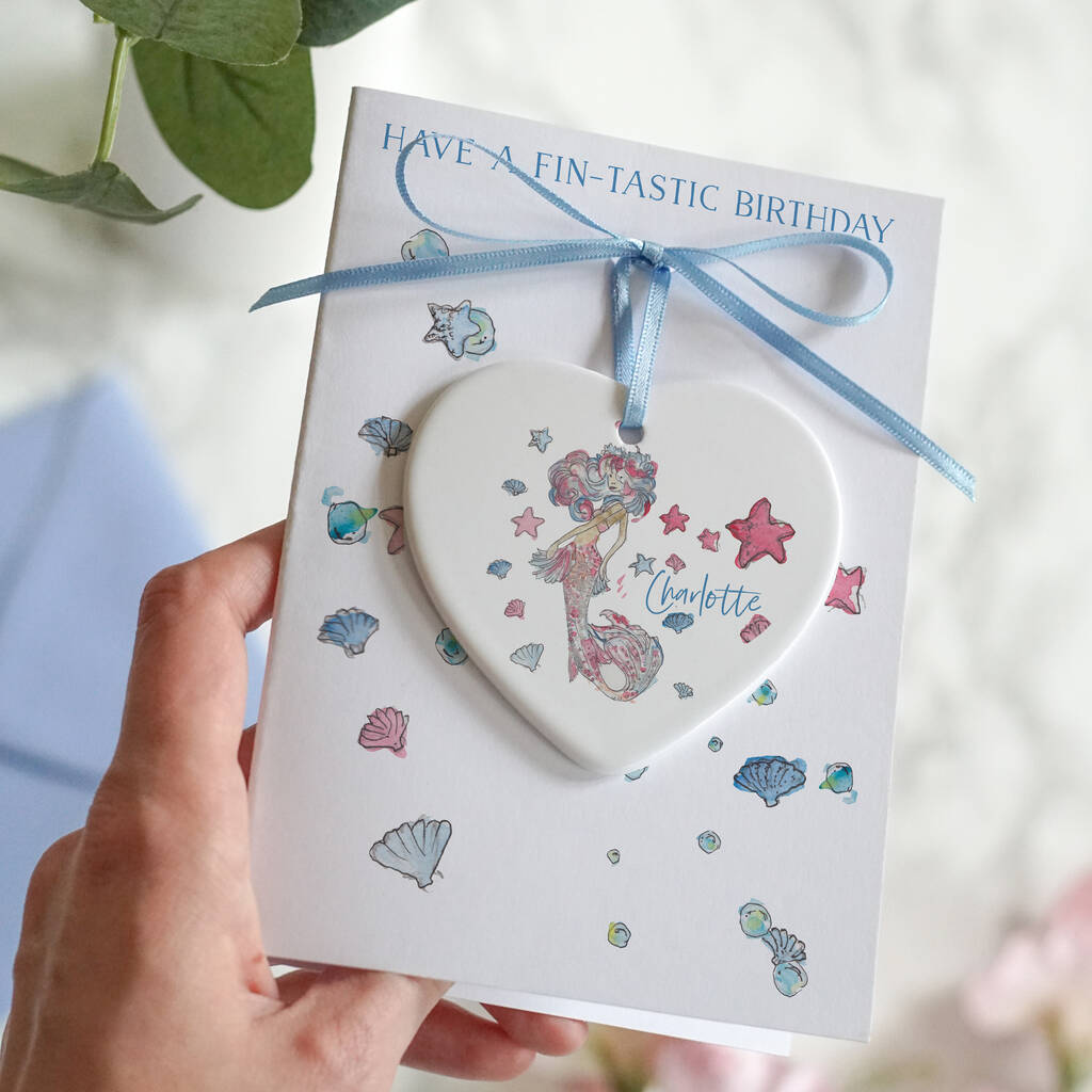 Personalised Mermaid Keepsake Card By This Is Nessie ...