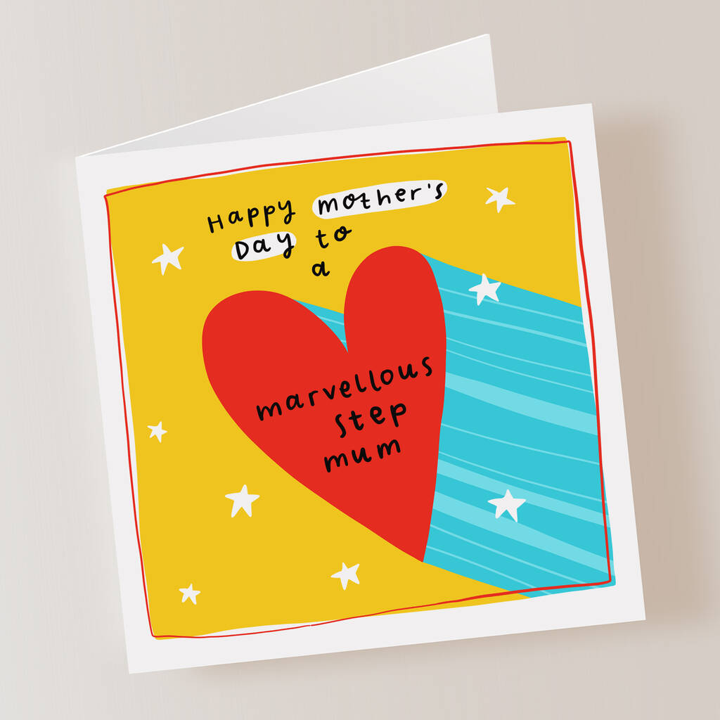 Marvellous Step Mum Mothers Day Card By Arrow T Co