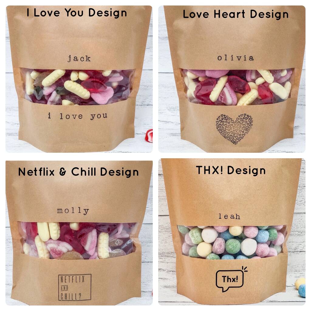 Personalised Big Softie Pick And Mix 1 Kg Mega Bag By sweets in the ...