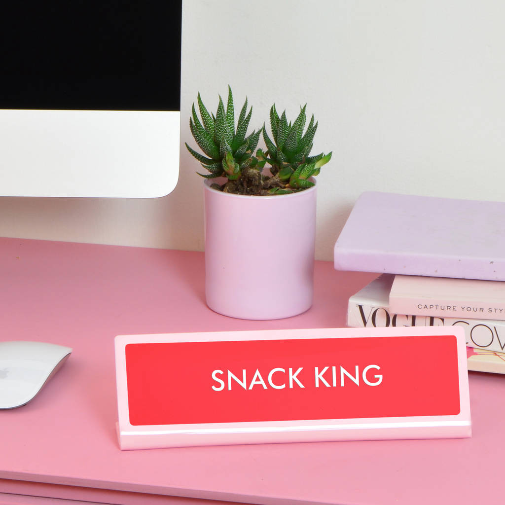 Design Your Own Custom Desk Plate Sign By Flamingo Candles 