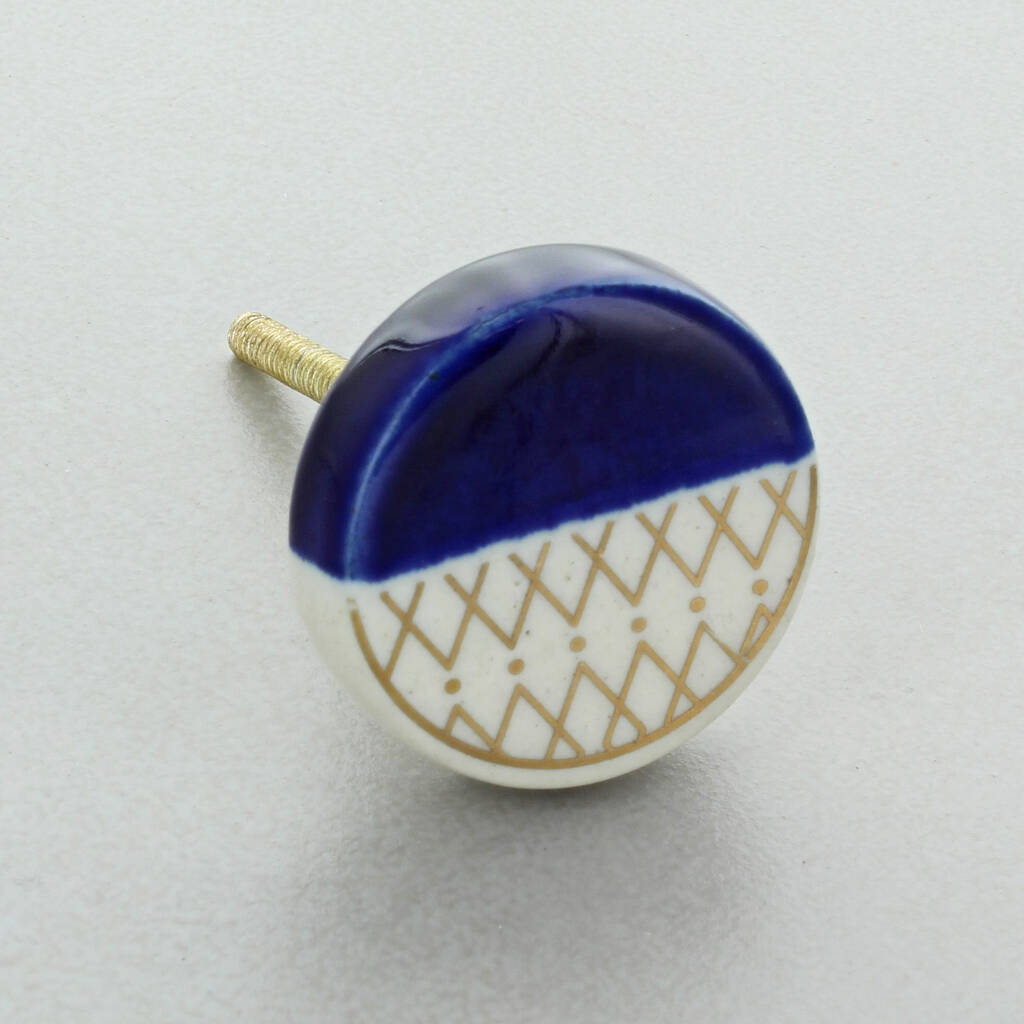 Oro Ceramic Door Knobs By G Decor | notonthehighstreet.com