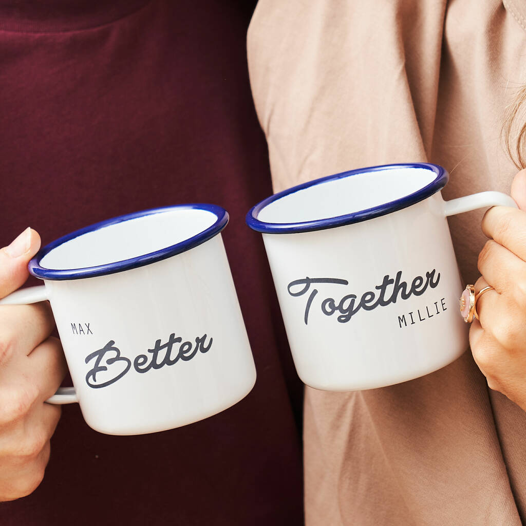Better Together Personalised Mug Set By Sophia Victoria Joy ...