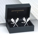 Rowing Oars Cufflinks By Penelopetom | notonthehighstreet.com