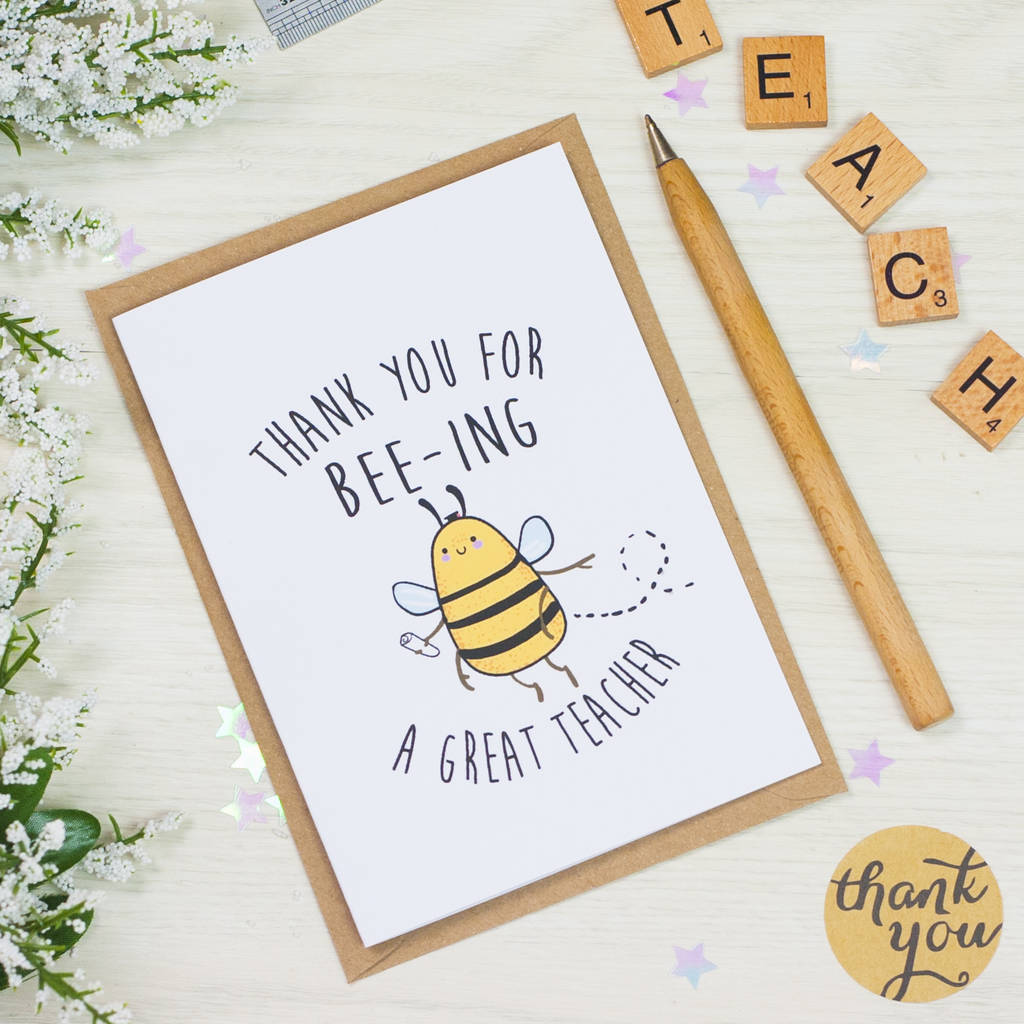 Teacher Card By Little Pieces Notonthehighstreet Teacher Card By Little Pieces Notonthehighstreet