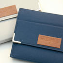 Luxury Linen Journal By By Mrs Carter | notonthehighstreet.com