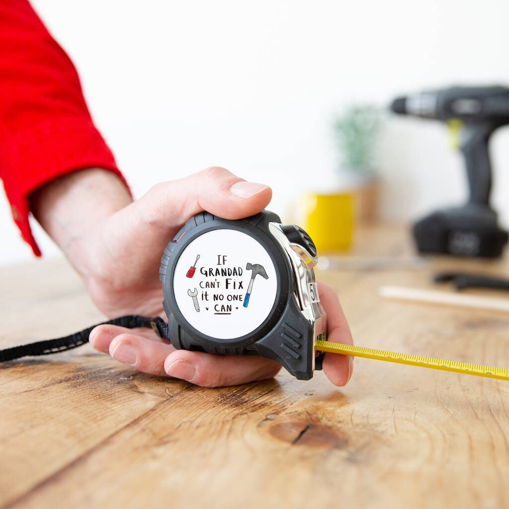 'If Grandad Can't Fix It' Diy Tape Measure By Ellie Ellie ...
