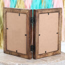 Double Dark Or Light Wood Photo Frame By Red Berry Apple ...