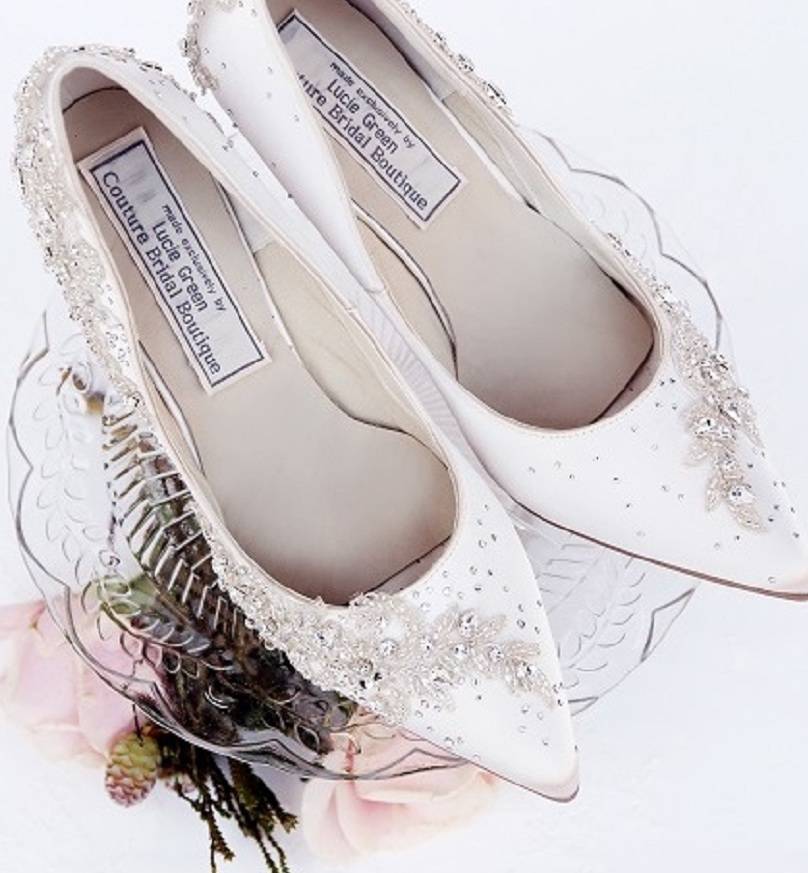 cinders crystal encrusted court shoes by lucie green couture ...