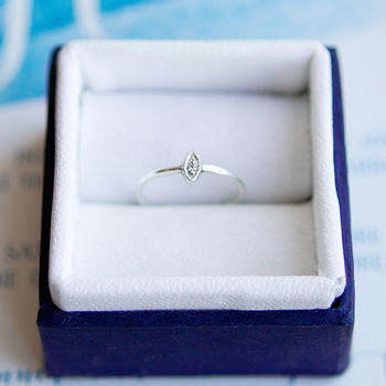 Diamond Proposal Ring By Audrey Claude Jewellery | notonthehighstreet.com