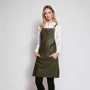 backstrap deluxe leather apron by stalwart crafts | notonthehighstreet.com