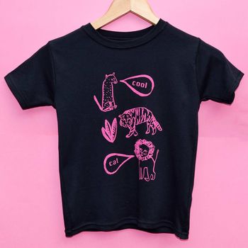Cool Cat T Shirt By Emili Collaborative Design | notonthehighstreet.com