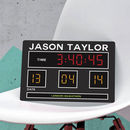 Personalised Metal Scoreboard Plaque By Oakdene Designs ...
