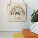 Personalised Rainbow Name Sign By Just Toppers | notonthehighstreet.com