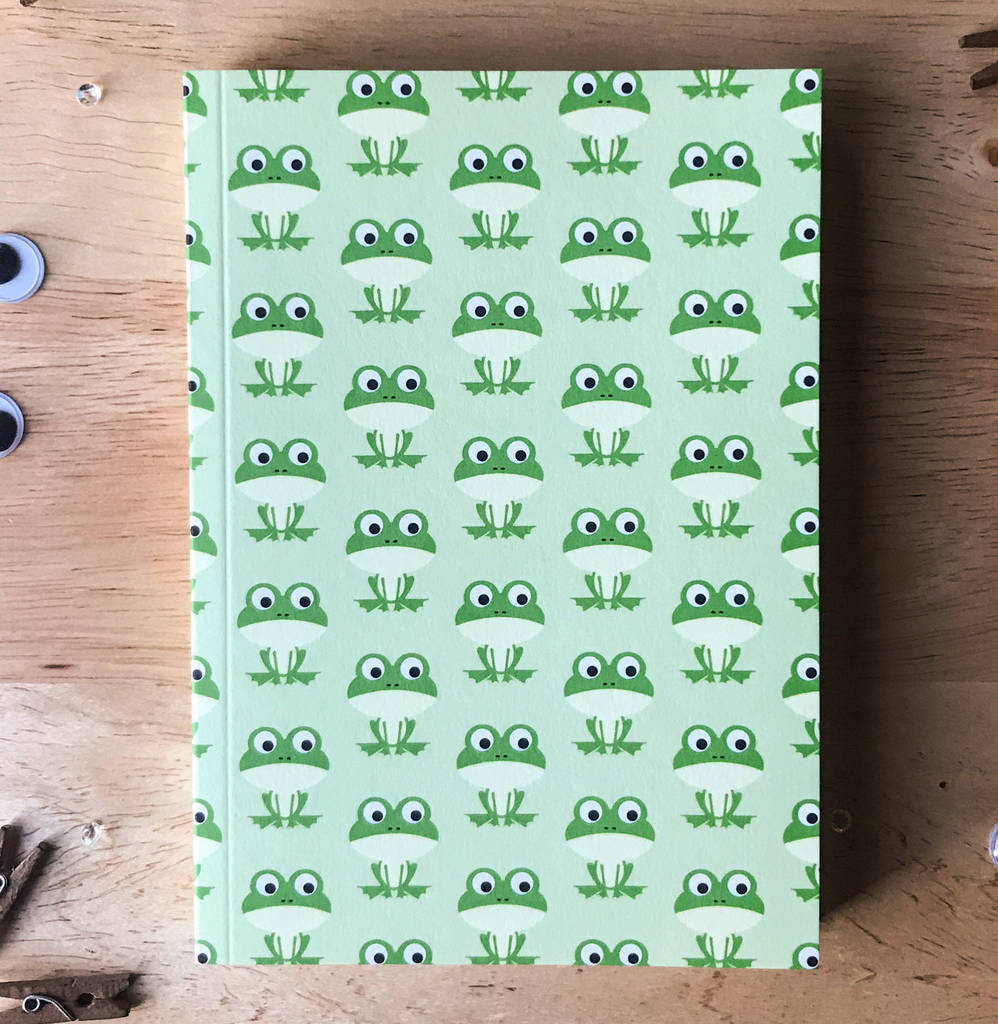 Penguin And Frog Notebooks By Stripey Cats | notonthehighstreet.com