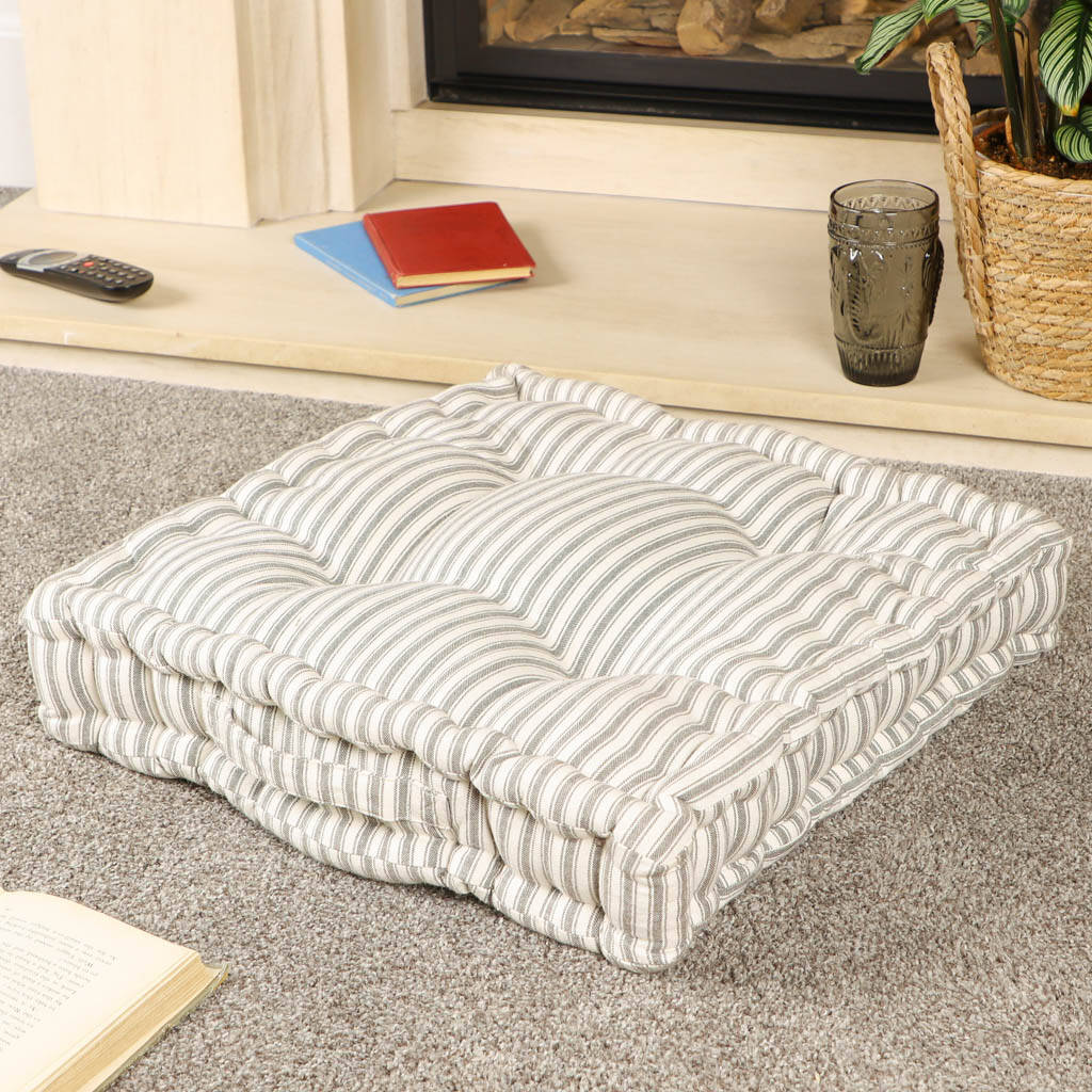 Extra Large Vintage Stripe Mattress Cushion By Dibor ...