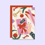 Flat Lay Christmas Card | Stylish Festive Card By Tikkled Pink ...