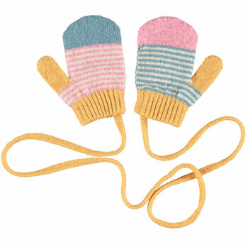 Kids Merino Mittens On A String By Catherine Tough | notonthehighstreet.com