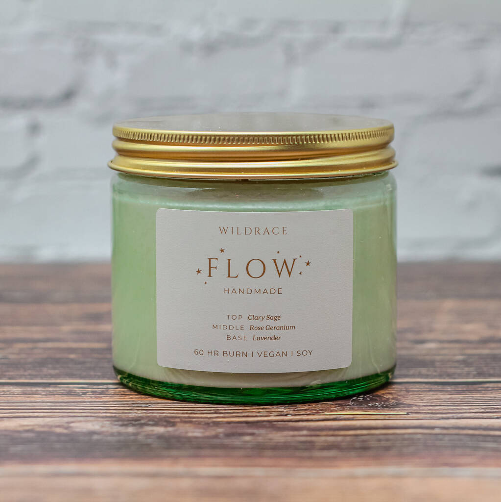 Flow Essential Oil Candle By WILDRACE