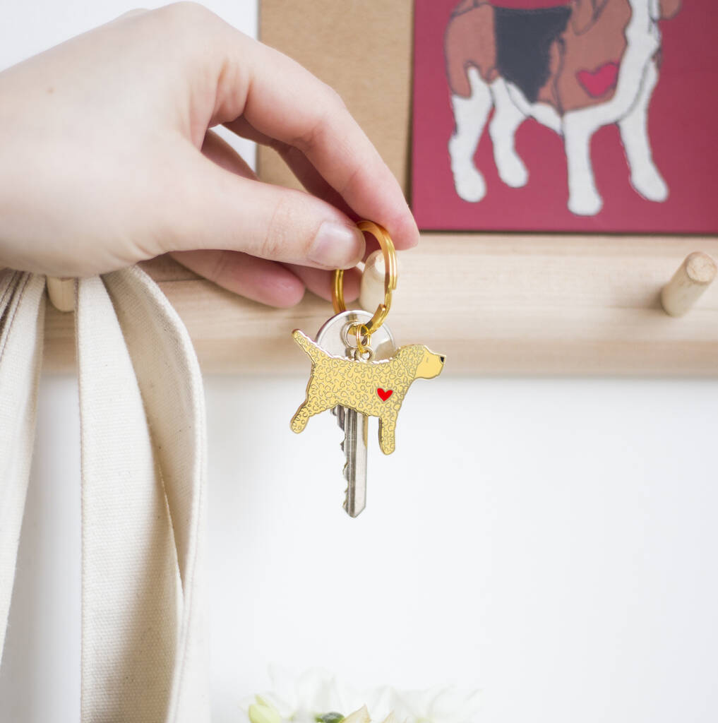 Cockapoo Keyring By Ren and Thread | notonthehighstreet.com