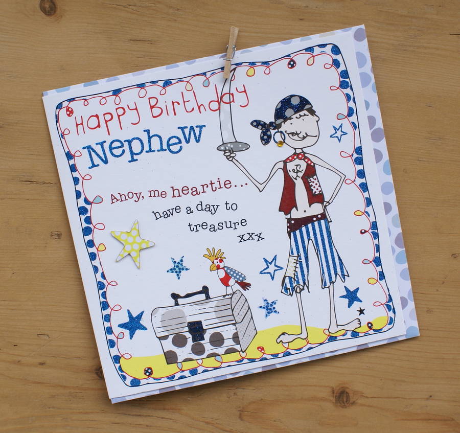 Happy Birthday Nephew Card By Molly Mae Notonthehighstreet