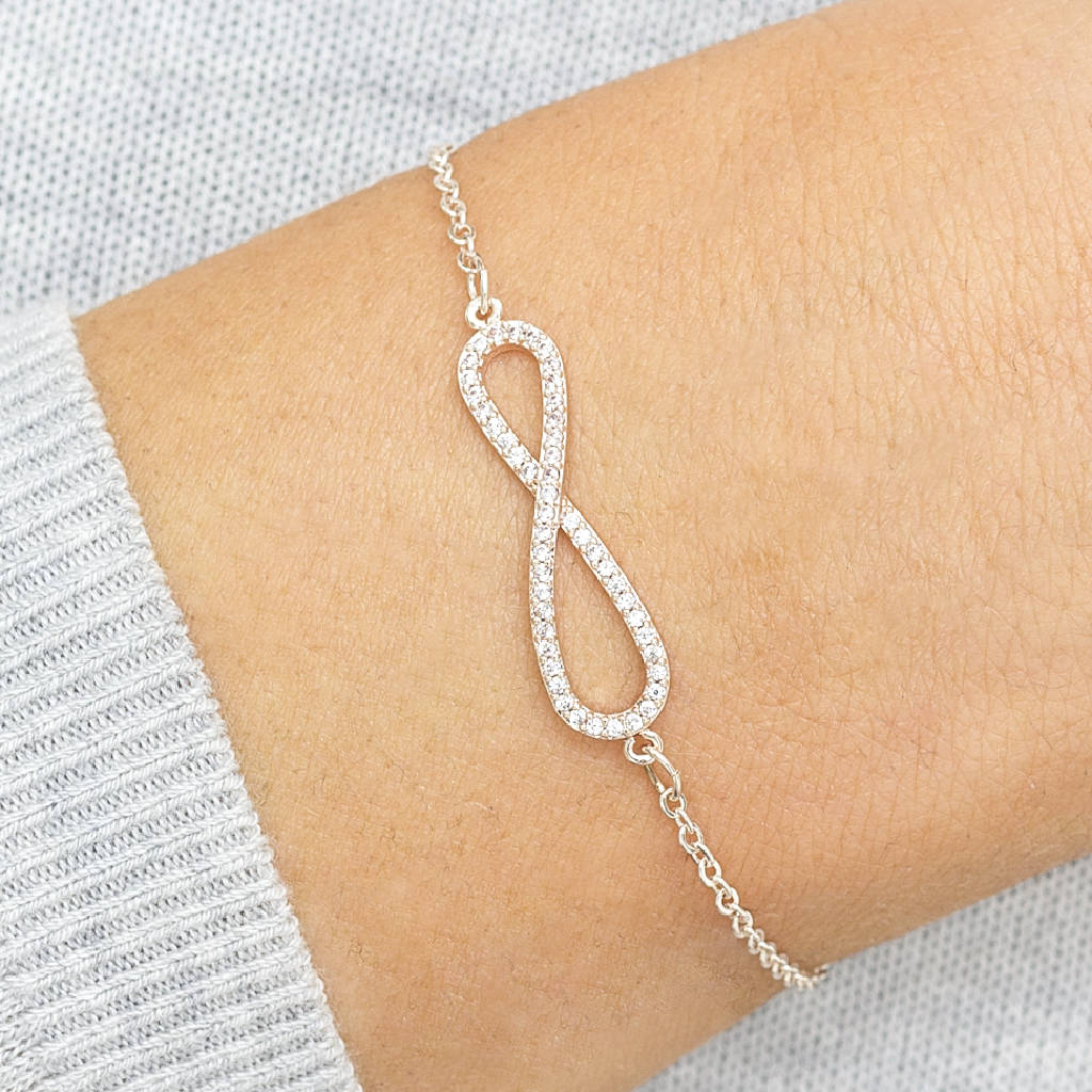 Engraved Infinity Bracelets Spring Sale Silver Infinity Bracelet ...