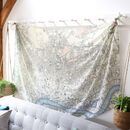 Vintage London Map Scarf By Lisa Angel | notonthehighstreet.com