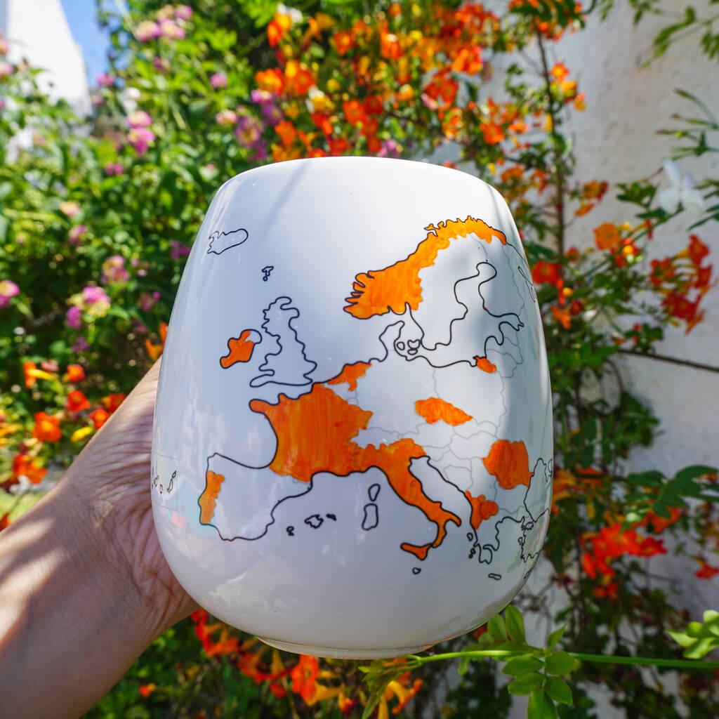 Europe Map Colour In Mug By Trouvaille Global | notonthehighstreet.com