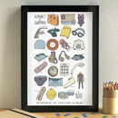 Swimming Alphabet Art Print Unframed By Becka Griffin Illustration ...