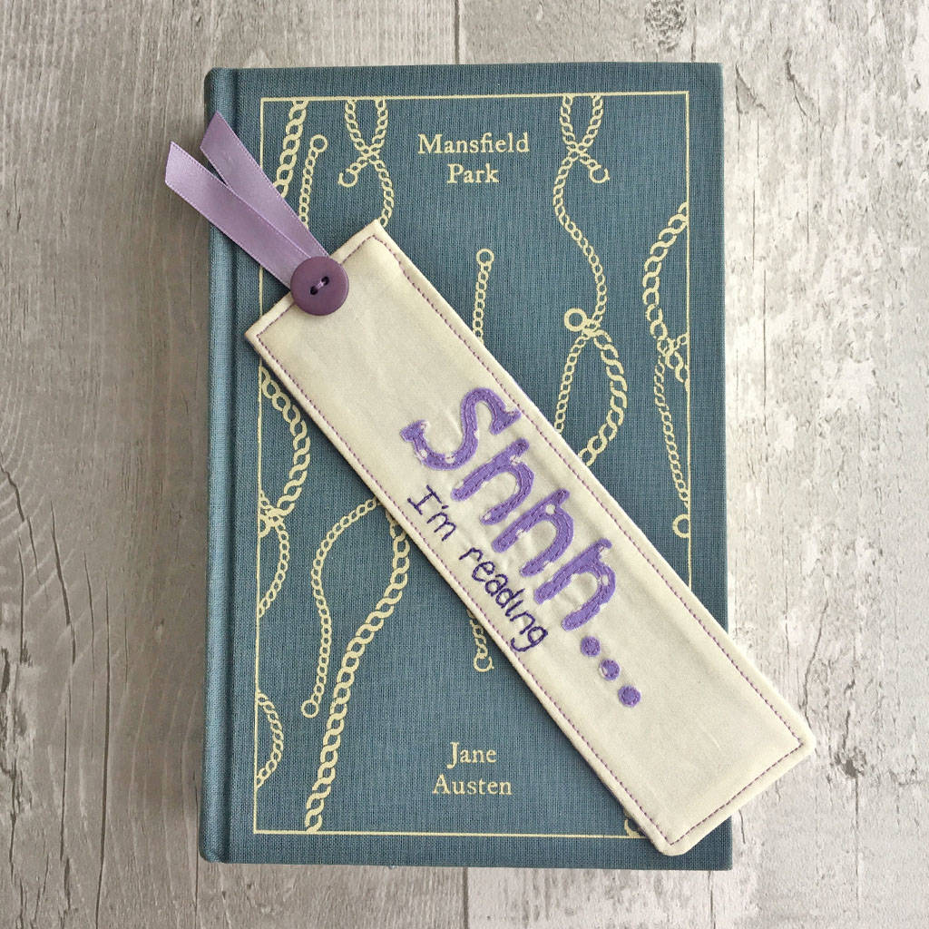 personalised 'shhh… i'm reading' bookmark by cherish handmade ...
