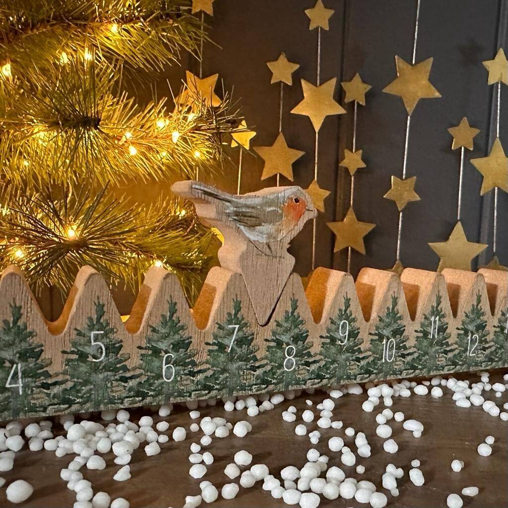 Countdown To Christmas Robin Advent Rule By Nest Gifts