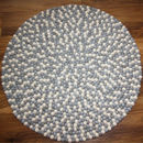 round felt rug by grattify | notonthehighstreet.com