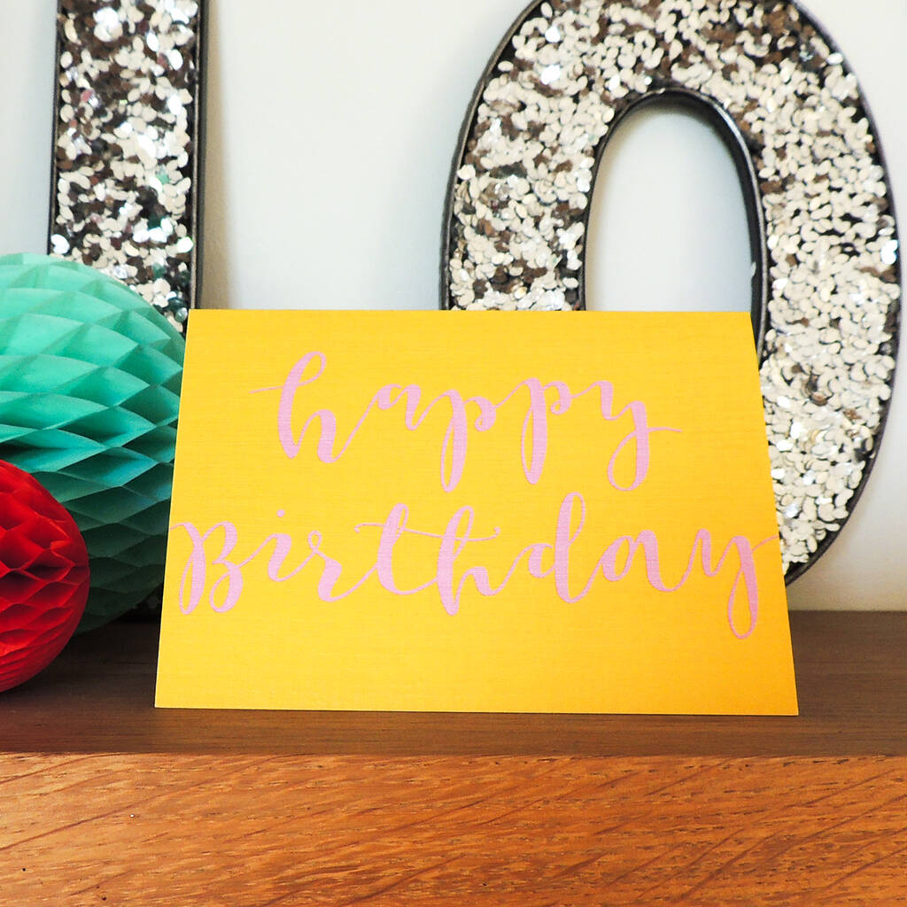 Mini Happy Birthday Card By Kali Stileman Publishing ...