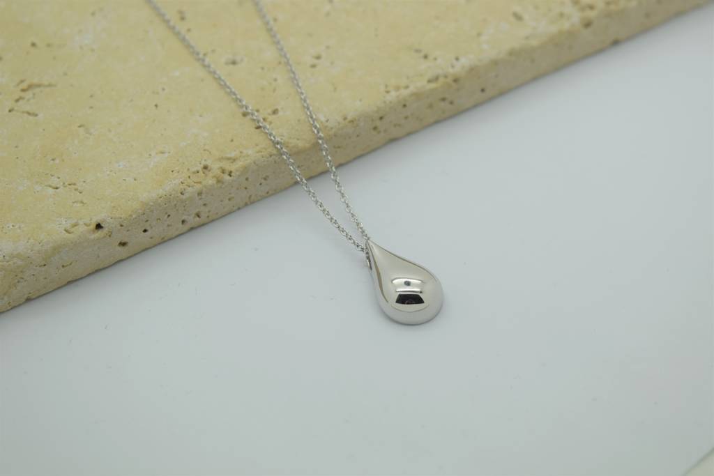 large tear drop necklace by lucy quartermaine | notonthehighstreet.com