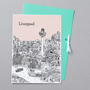 Personalised Liverpool Print By Tessa Galloway Illustration ...
