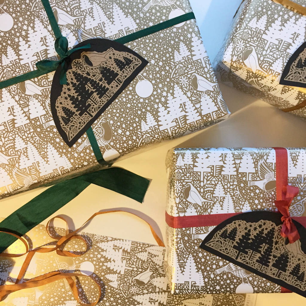 Gift Wrapping Paper Understory By Prism of Starlings ...