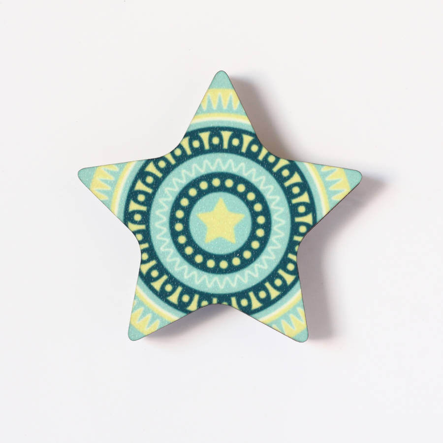 star shaped fridge magnet by beyond the fridge | notonthehighstreet.com